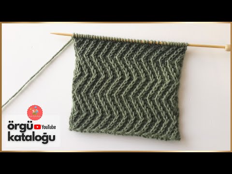 Gösterişli ve Kolay İki Şiş Örgü Modelleri ✨ Kolay Yelek Modelleri 