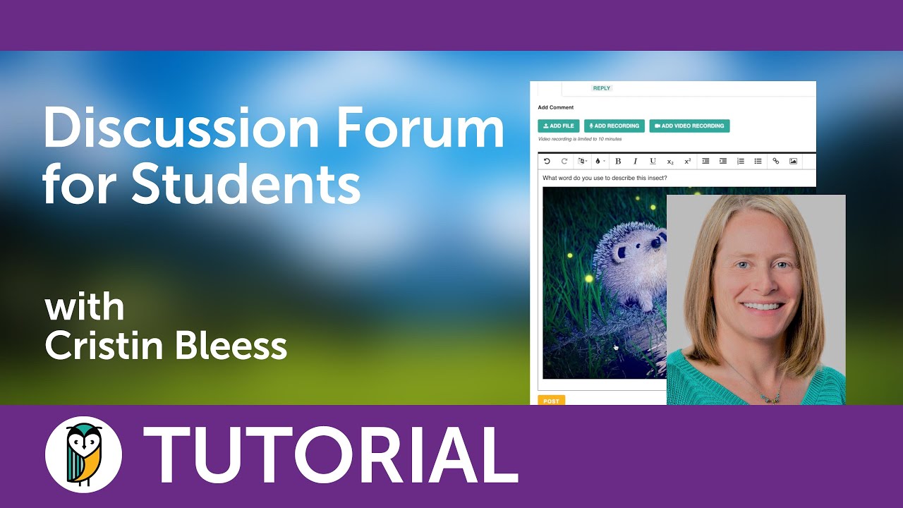 Discussion Forum for Students - YouTube