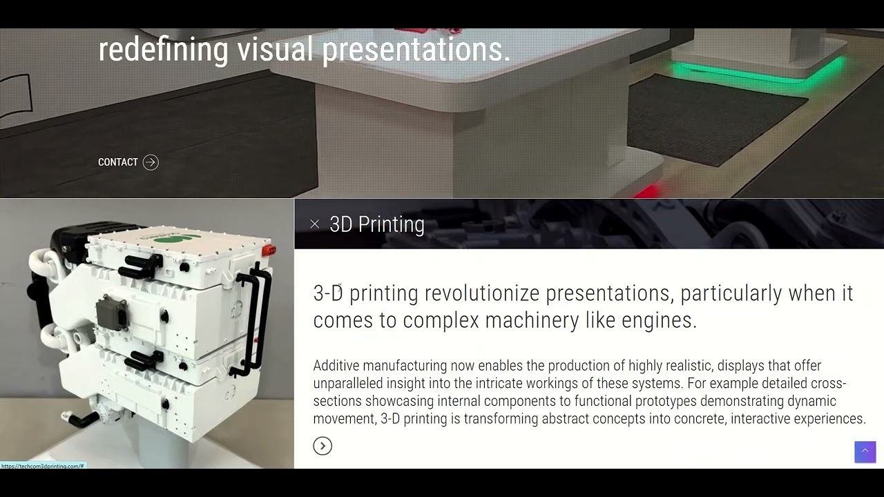 TECHCOM 3d printing website banner - YouTube