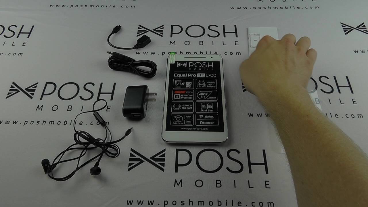 Posh Mobile Unboxing - Equal Pro LTE L700 - YouTube