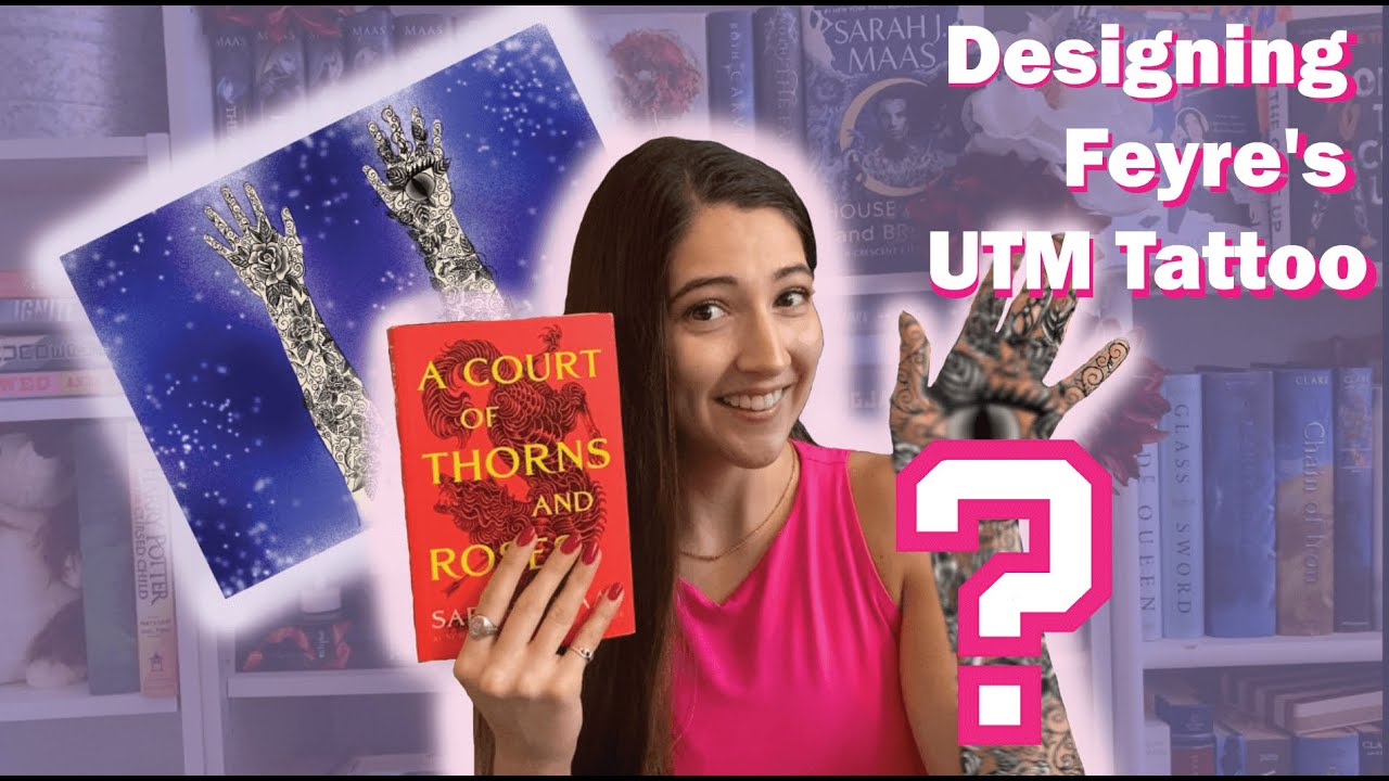 Drawing Feyre's Under the Mountain Tattoo From ACOTAR | Rhysand's Deal ...