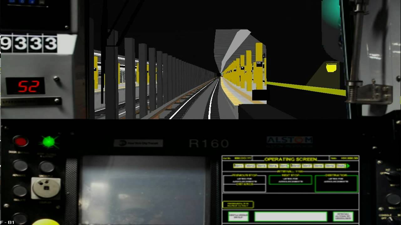 BVE 4 - New York - MTA - A train - R160 - 207th ST - 125th ST part 2/2 ...