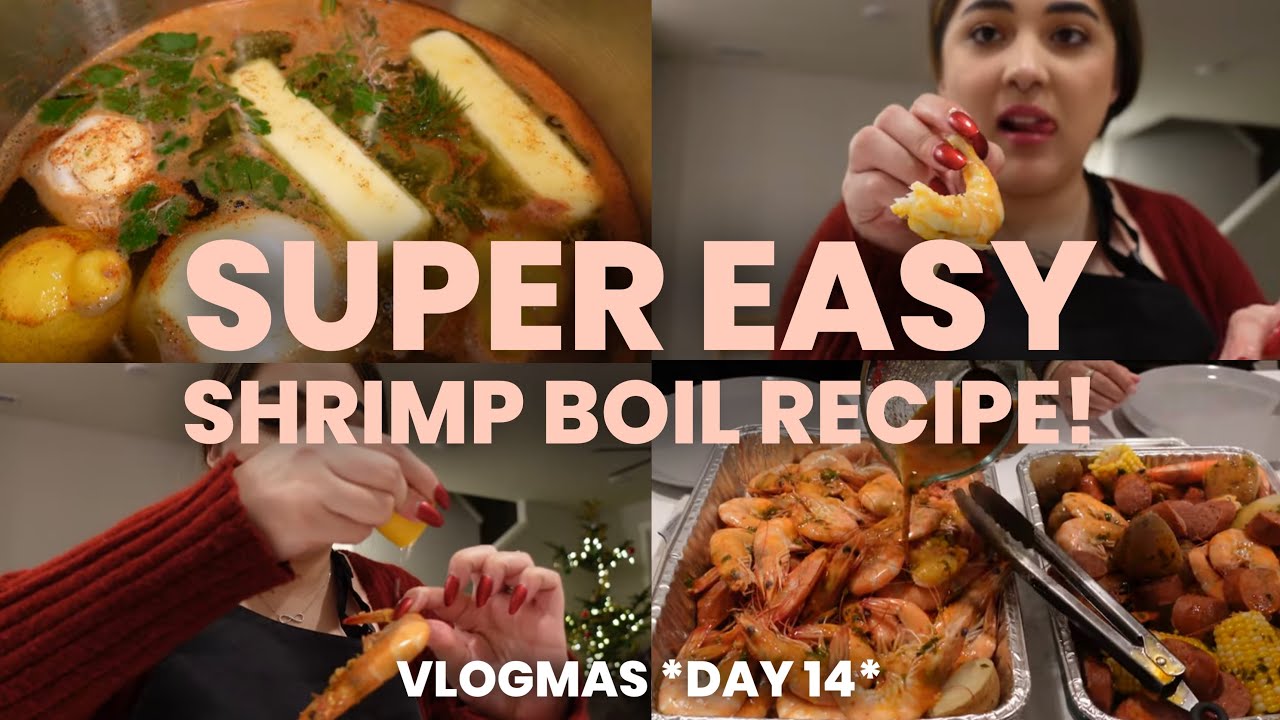 SUPER SIMPLE & EASY TO FOLLOW SHRIMP BOIL RECIPE | Spicy Mami Vlogmas ...