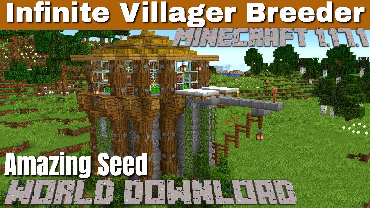 Villager Breeder for Minecraft 1.17.1 and Minecraft 1.19 | Infinite ...