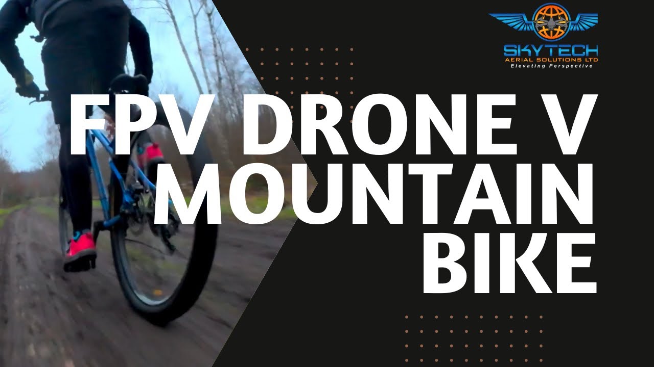 FPV Drone Vs Mountain Bike Through The Woods - YouTube