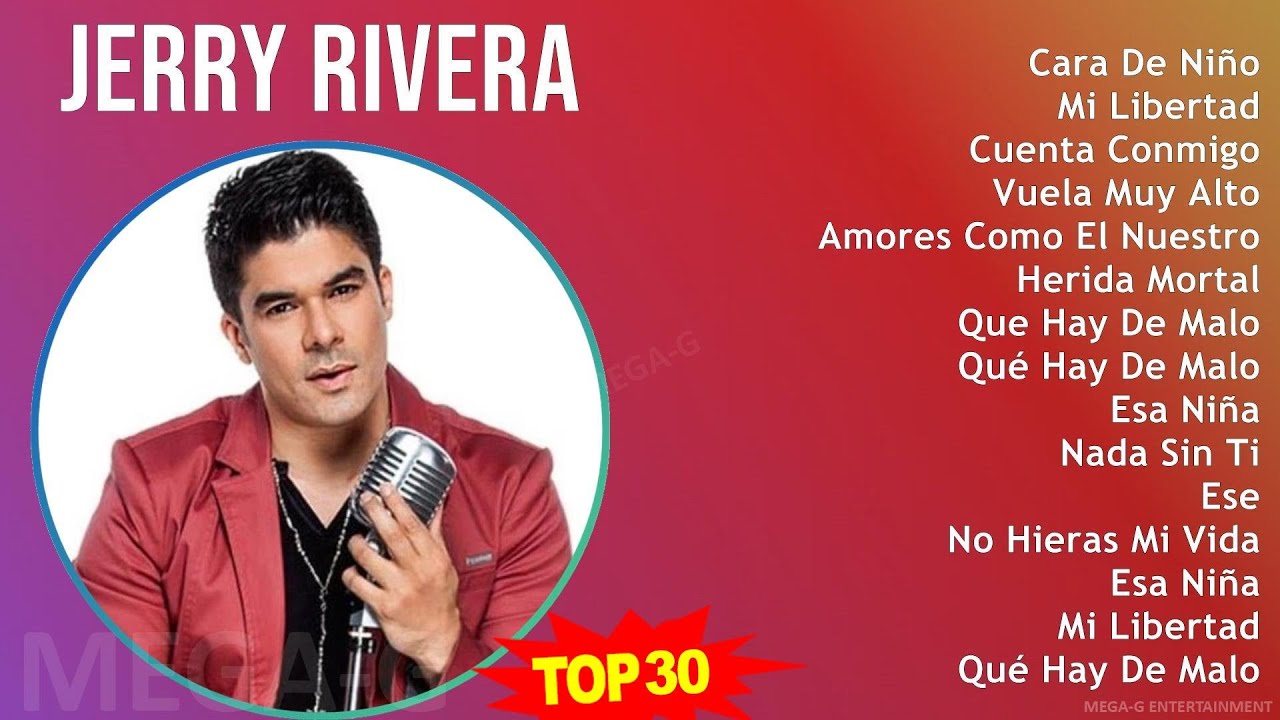 J e r r y R i v e r a 2024 MIX Mejores Canciones Actualizadas ~ 1990s ...