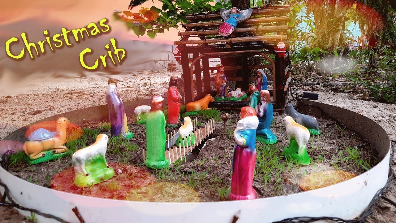 How To Make Easy Christmas Crib At Home How To Make Easy Christmas Crib At Home