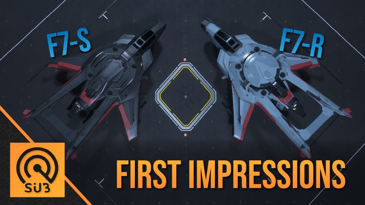 Anvil Hornet F7-S Ghost & F7-R Tracker | A Star Citizen's First Look ...