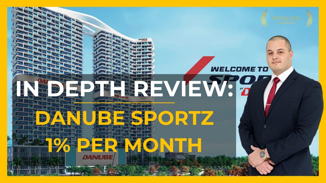 Danube Sportz in Dubai Sports City | 1% Per Month Payment Plan | Golf ...