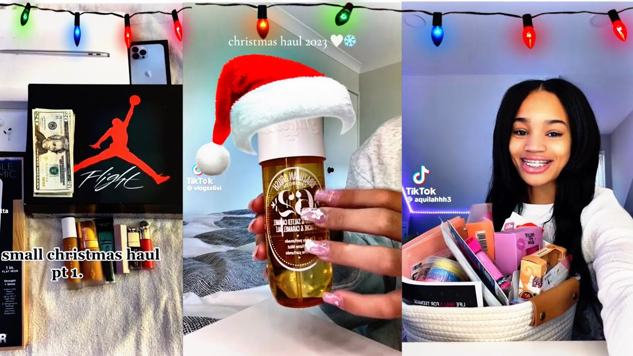 Christmas haul compilation !! 💚 #haul #christmas - YouTube
