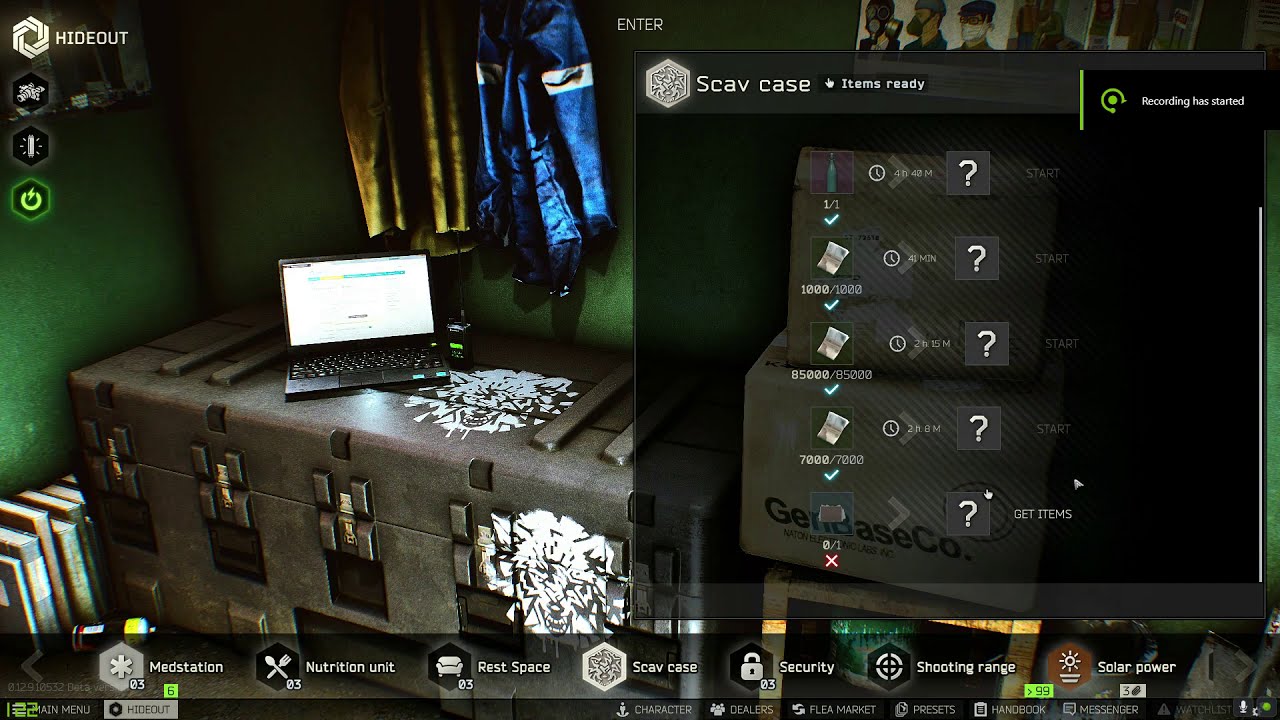 Opening 20 Scav Cases with Folder of Intelligence Tarkov - YouTube