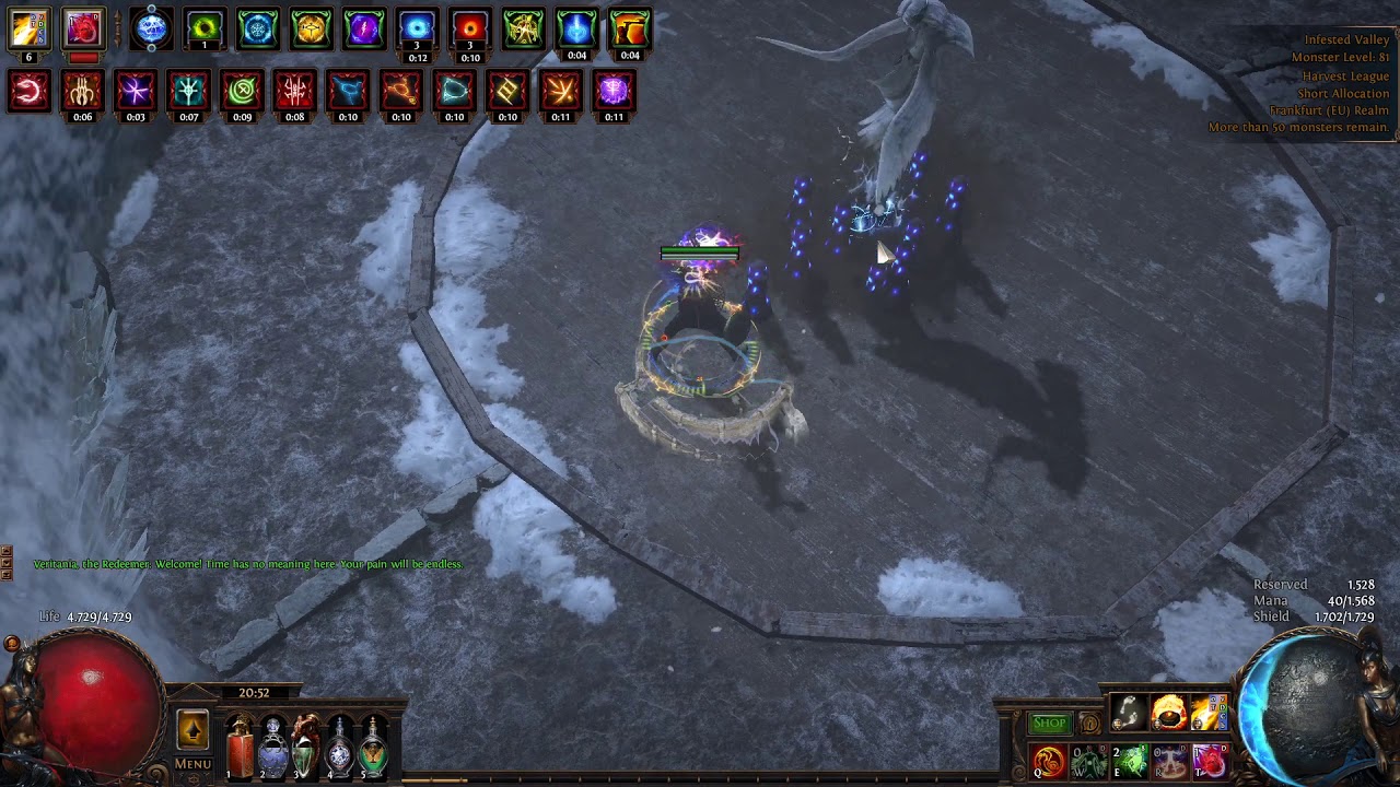 PoE 3.11 Hiero Totem Divine Ire - Conquerer Veritania the Redeemer ...