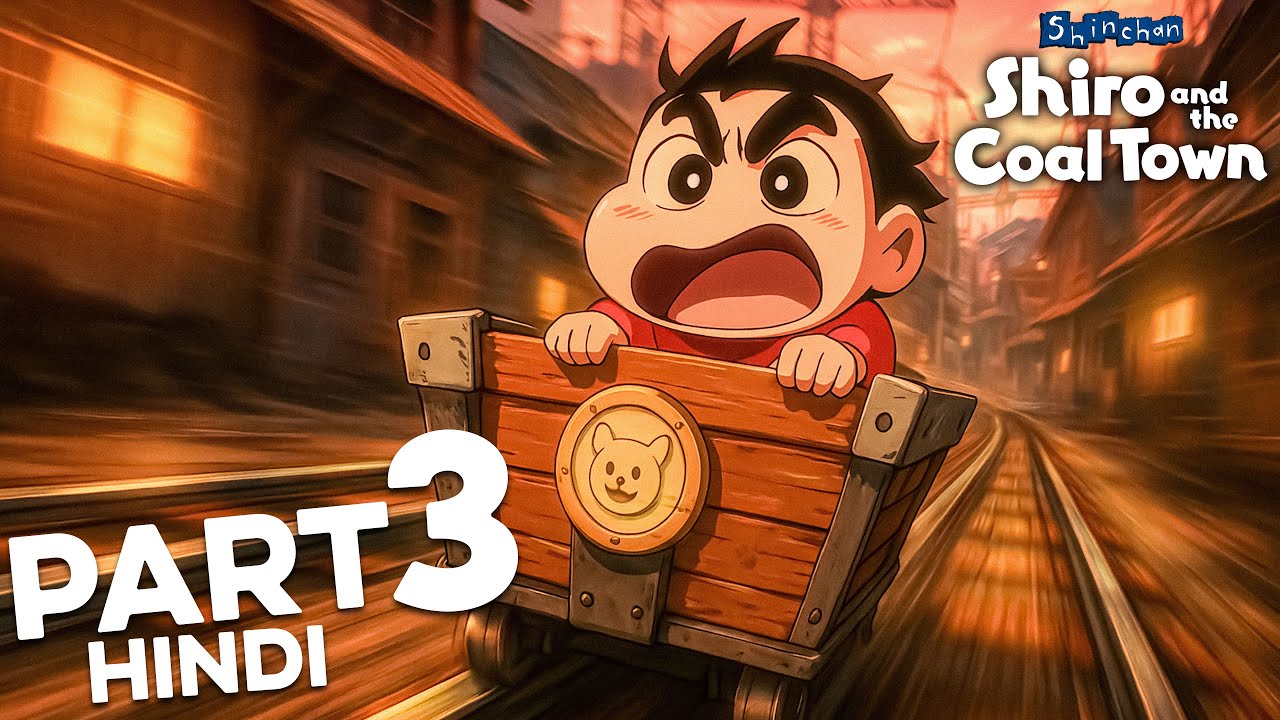 I RISKED MY LIFE RACING IN A TROLLEY | SHIN CHAN SHIRO AND THE COAL ...