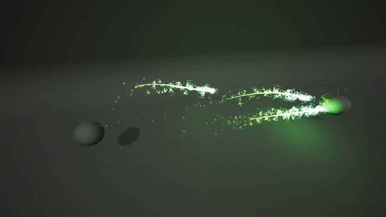 WIP - Green fire magic projectile - Real Time VFX
