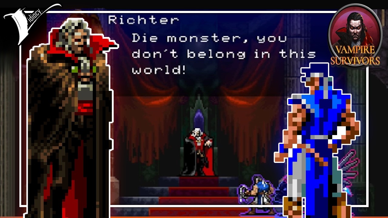 UNLOCKING DRACULA in Vampire Survivors | *Flashing Lights Warning ...