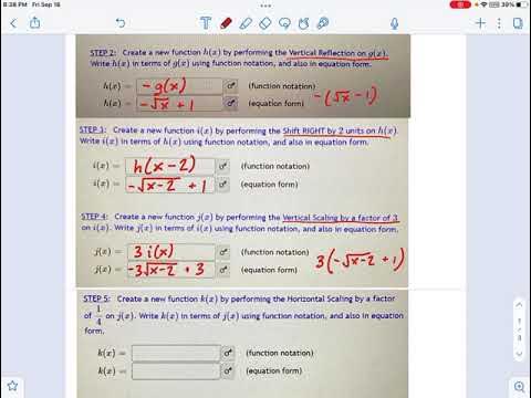 SM3.05.56 — Graphing Transformations by Function Notation - YouTube
