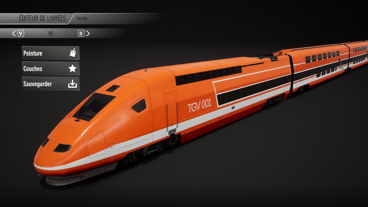 Train Sim World 3 Le TGV orange 001 - YouTube