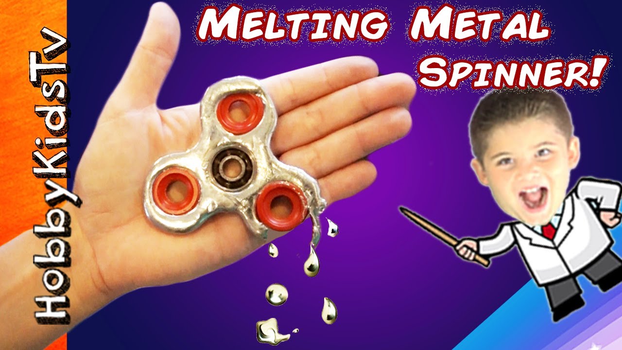 Melting Metal Fidget Spinner! DIY Fun HobbyScience Lab Gallium How-To ...