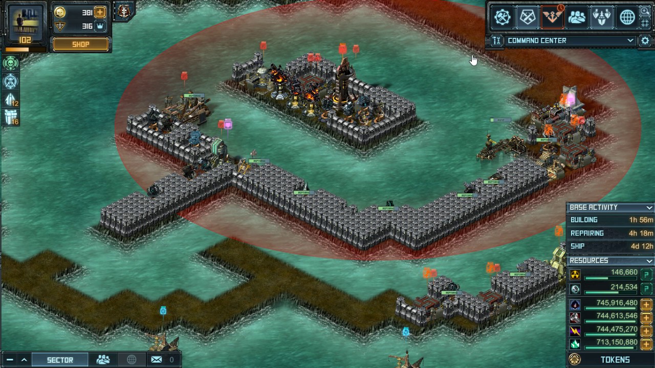 battle pirates base planner - YouTube