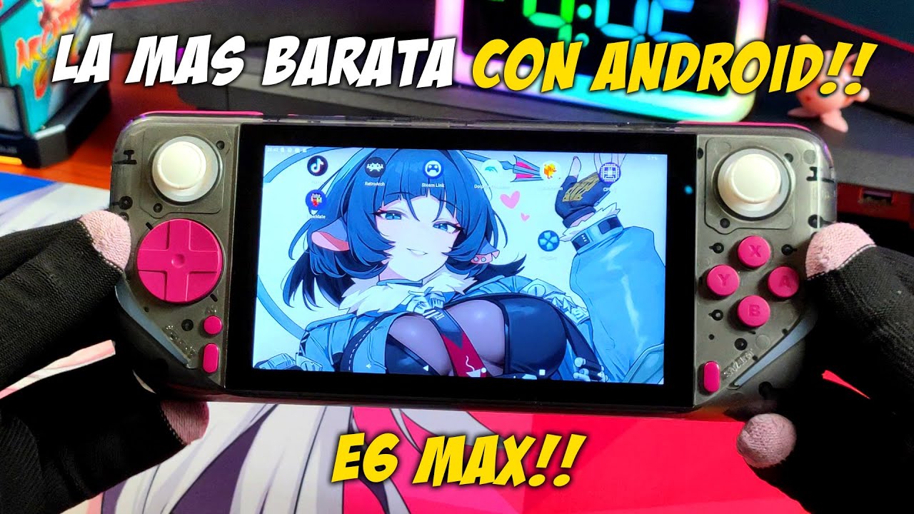 LA RETRO CONSOLA ANDROID MAS BARATA E6 MAX!! - YouTube