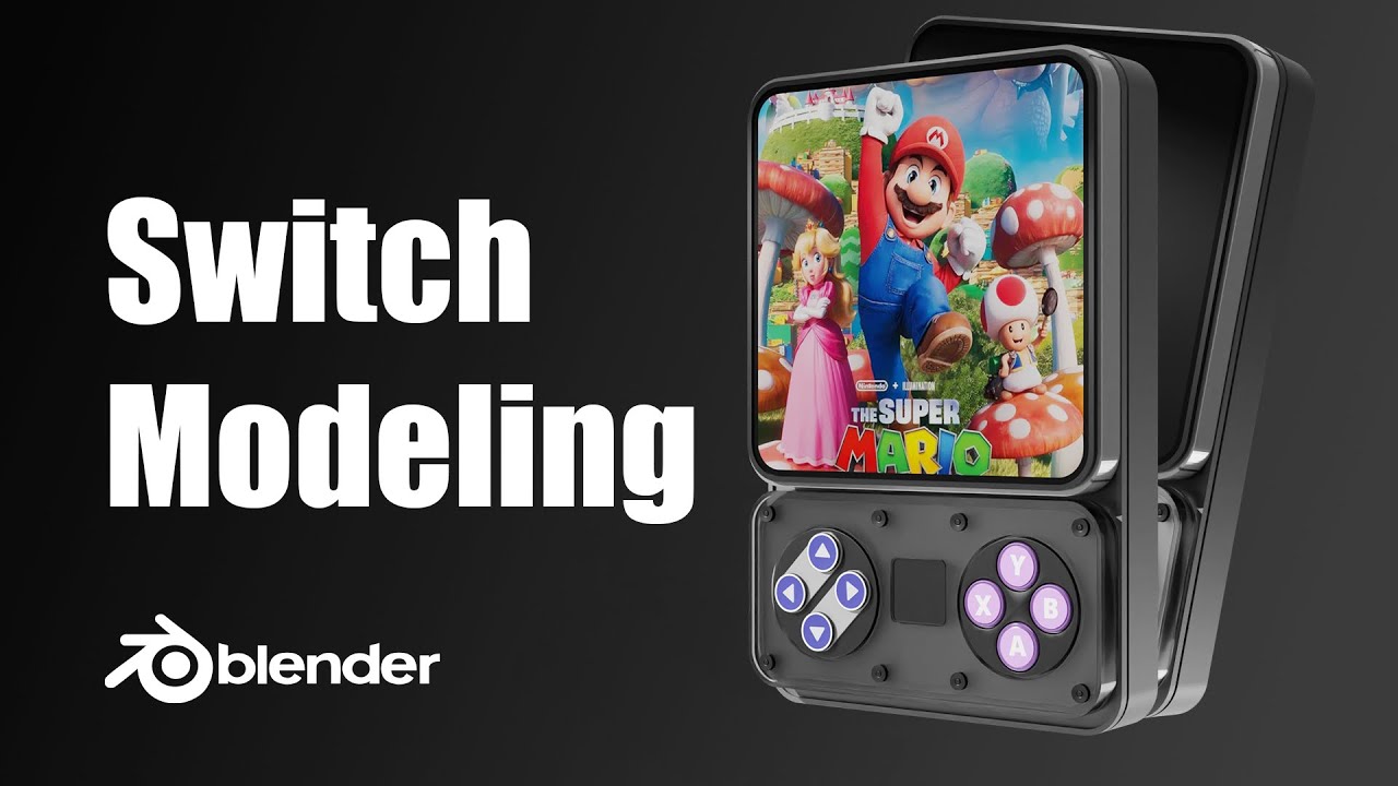Modeling Switch Game Using Blender 0.4 - YouTube