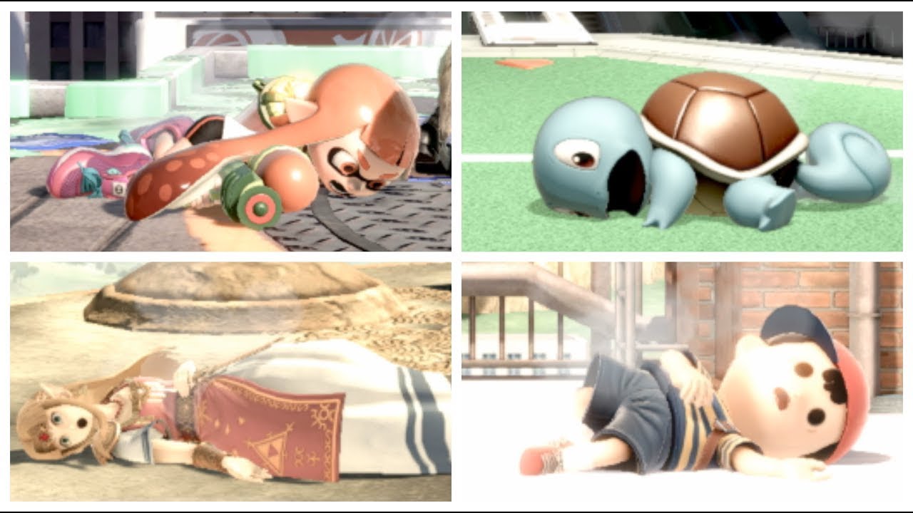 SSBU: Stamina KO Animations (With DLC) - YouTube