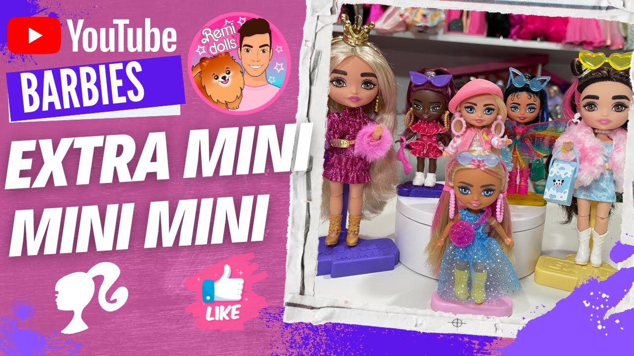 Barbie Extra Mini & Mini mini Review & Unboxing. - YouTube