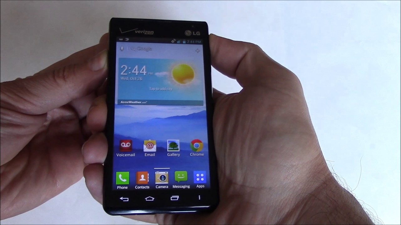 How To Take A Screen Shot On An LG Lucid 2 VS870 Smartphone - YouTube