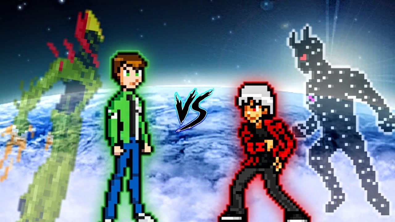 Ben 10 UA S2 (all form) (New) VS Albedo (all form) in Jump Force #mugen ...