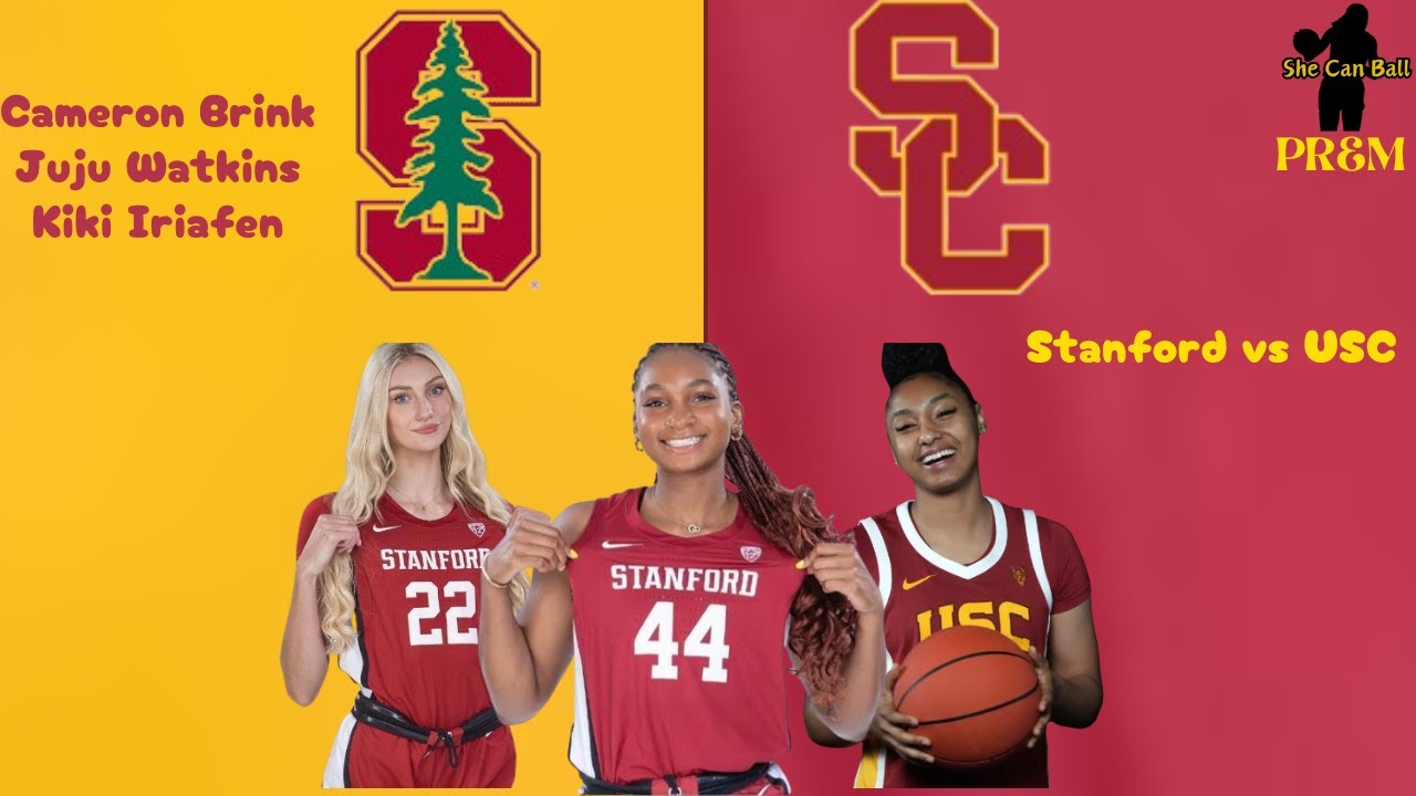 USC vs Stanford | Cameron Brink, Juju Watkins, Kiki Iriafen Highlights ...