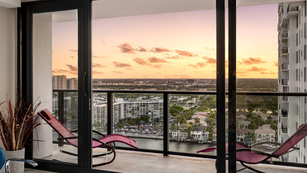 Discover a Luxury Hollywood Beach Condo with Stunning Water Views - YouTube
