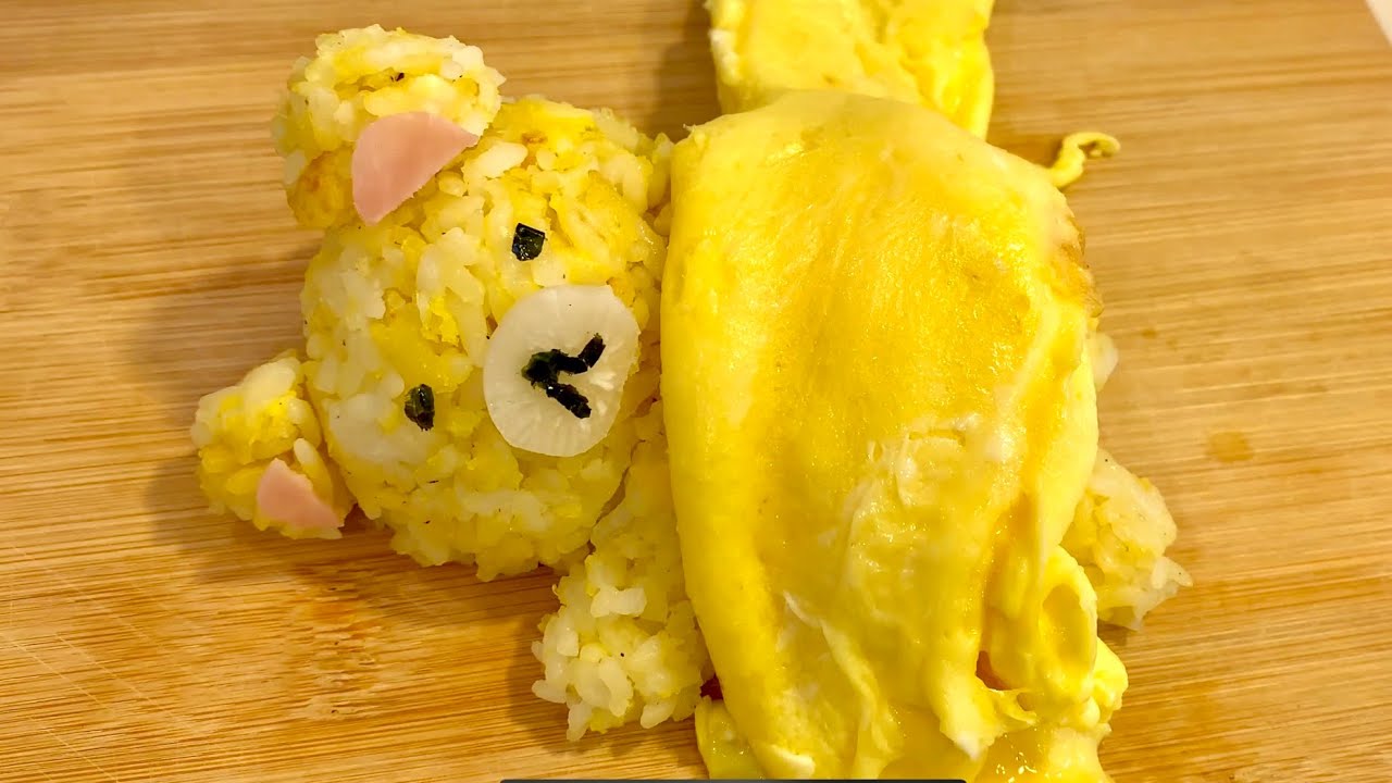 Little Bear Egg Fried Rice with Blanket - YouTube