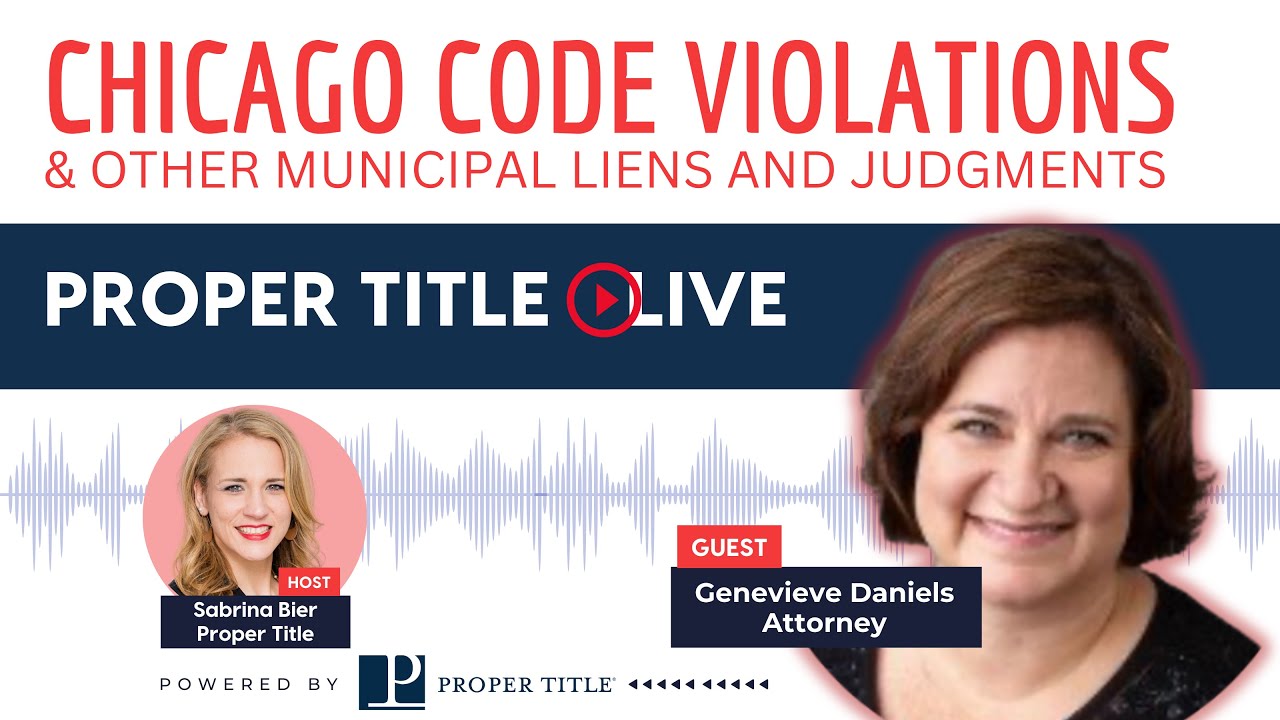 Chicago Code Violations & Other Municipal Liens and Judgments w ...