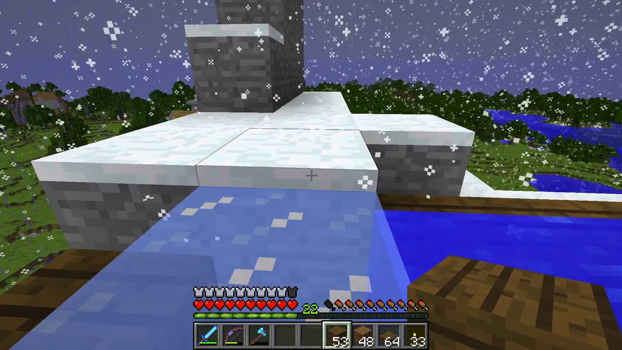 Minecraft Survival - How to make an ice farm [53] - YouTube