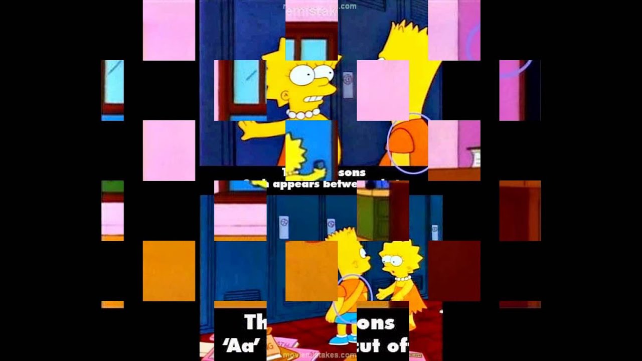 errors of the simpsons - YouTube
