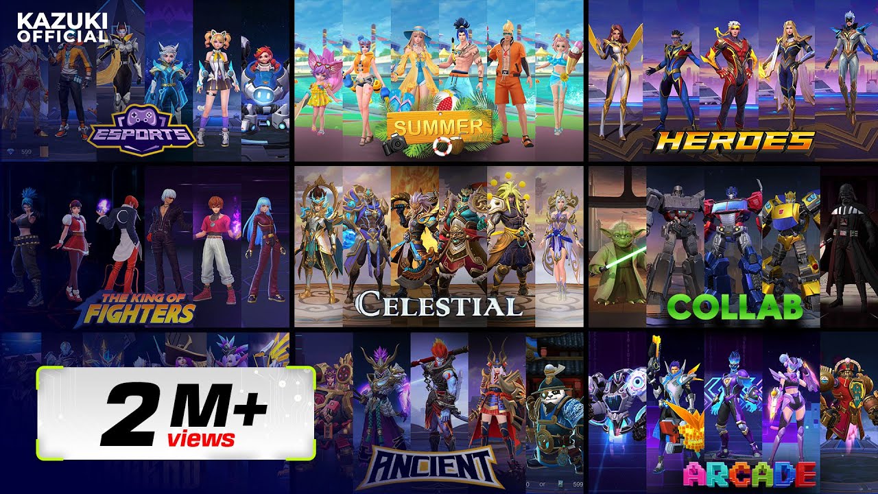 ALL 50 EXISTING SQUADS IN MOBILE LEGENDS BANG BANG (UPDATED) - YouTube