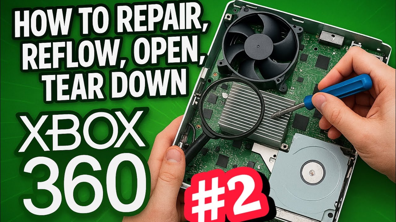 Xbox 360 Motherboard Repair – Part 2 | Full Reflow & Cleaning Tutorial ...
