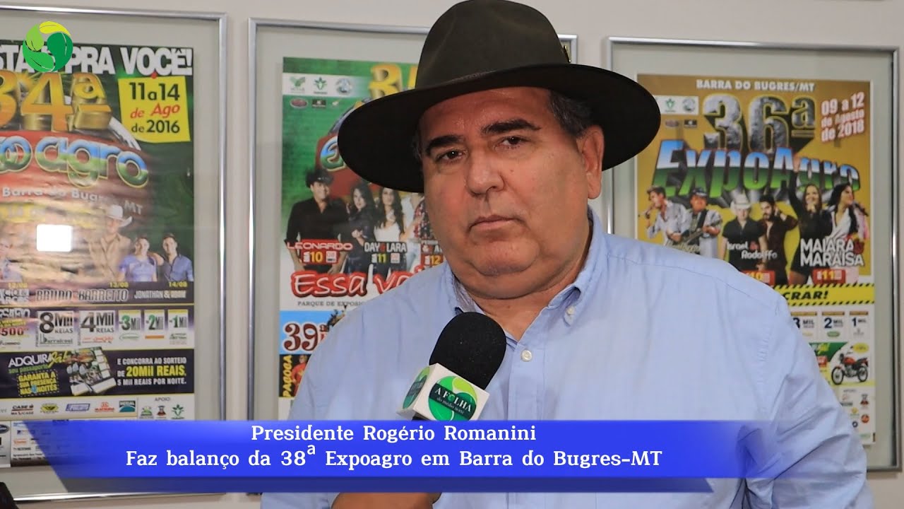 Presidente Rogério Romanini faz balanço da 38ª Expoagro em Barra do ...