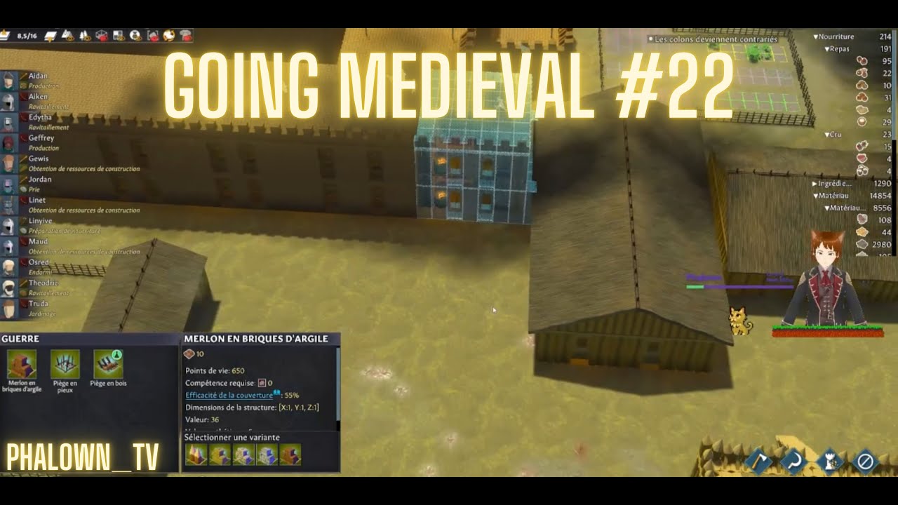 Going Medieval #22 - Chambres de chateau - YouTube