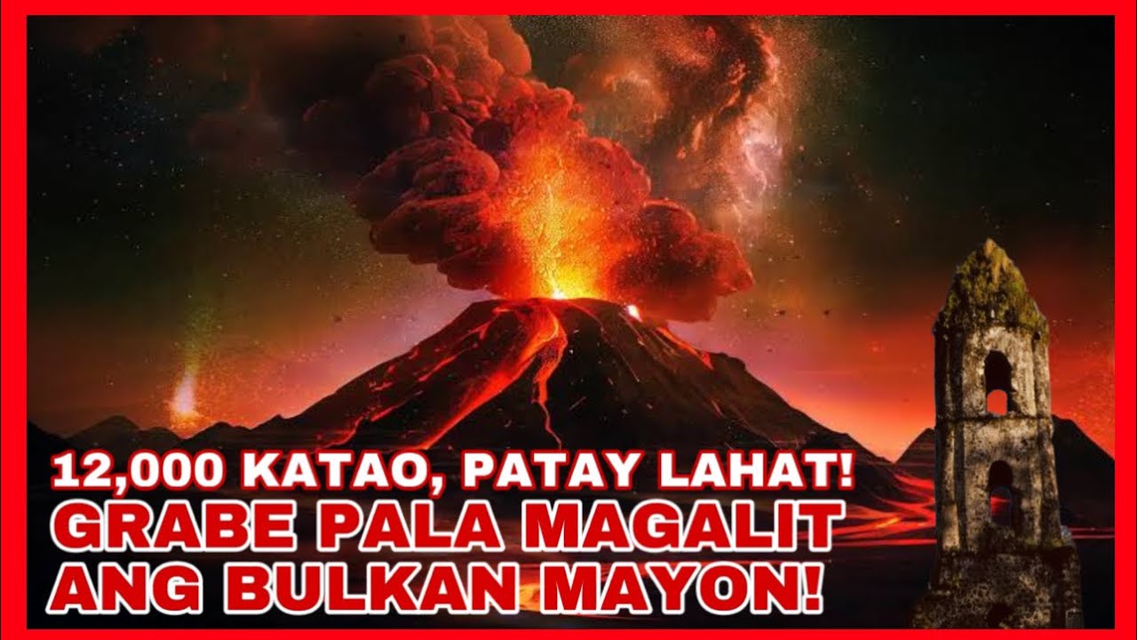 GANITO PALA KALAKAS ANG BULKAN MAYON! PINAKA AKTIBONG BULKAN SA ...
