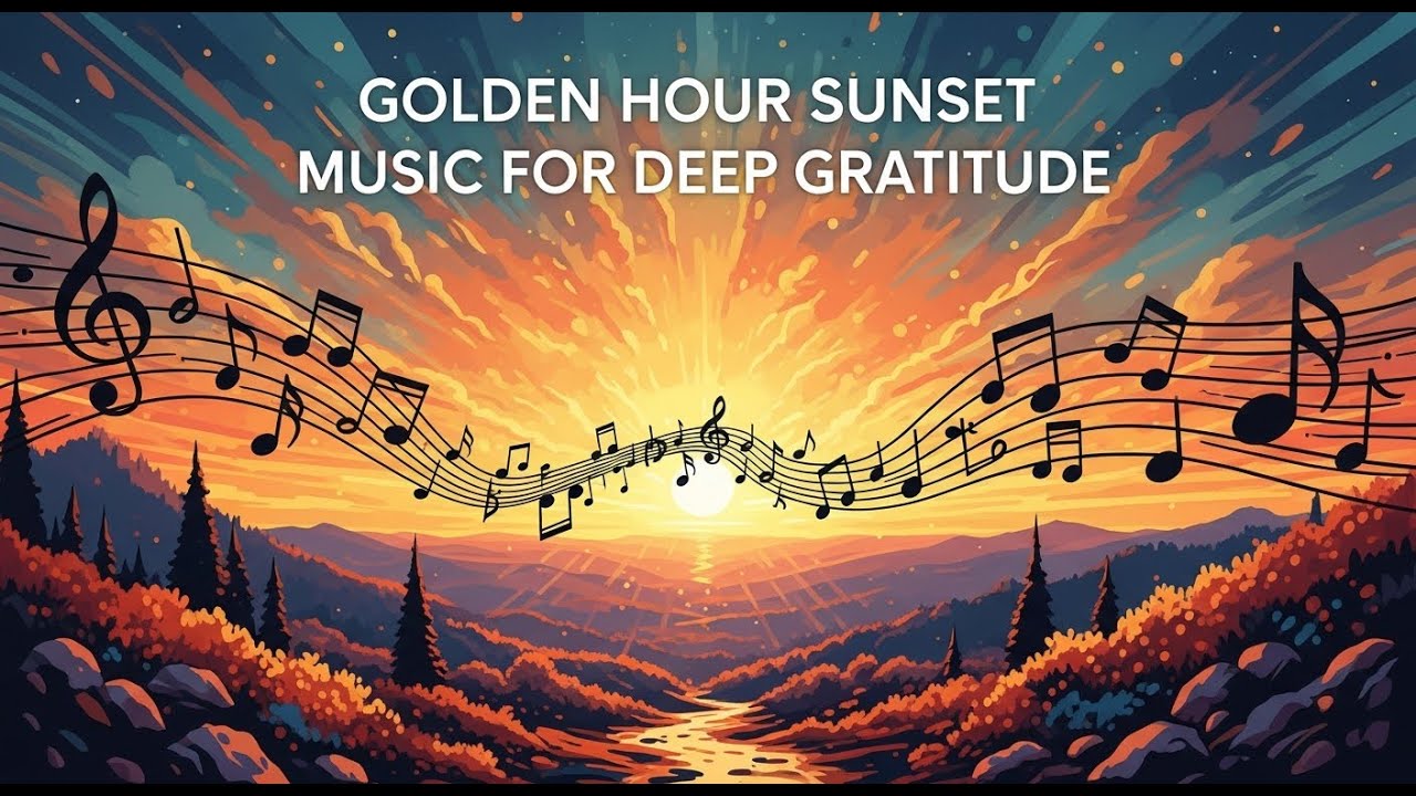 Golden Hour Sunset Music for Deep Gratitude - YouTube