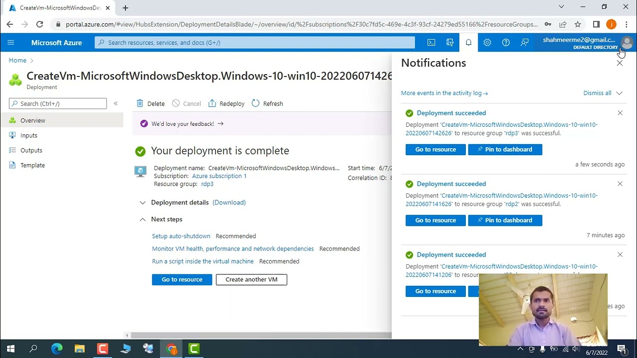 How to make azure rdp method - YouTube