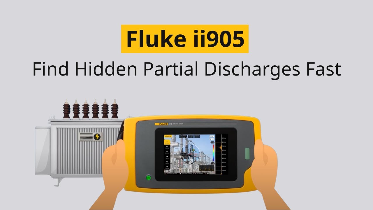 Find Hidden Partial Discharges Fast | Fluke ii915 Acoustic Imager - YouTube