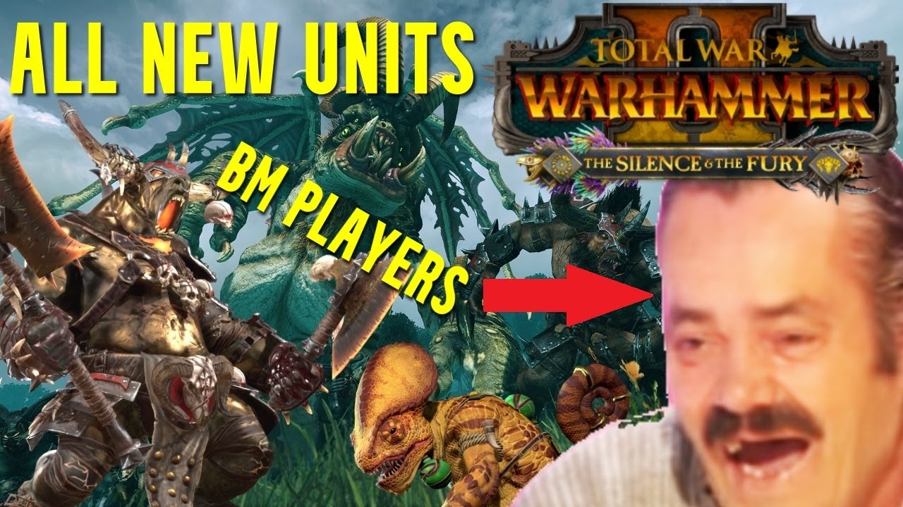ALL NEW DLC UNITS | Beastmen & Lizardmen - The Silence & The Fury DLC ...