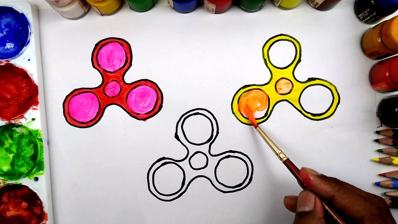 How To Draw Fidget And Learn Color with Fidget !! coloring - YouTube