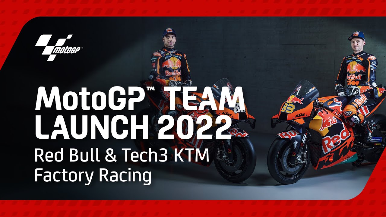 Red Bull & Tech3 KTM Factory Racing Team Presentation - YouTube