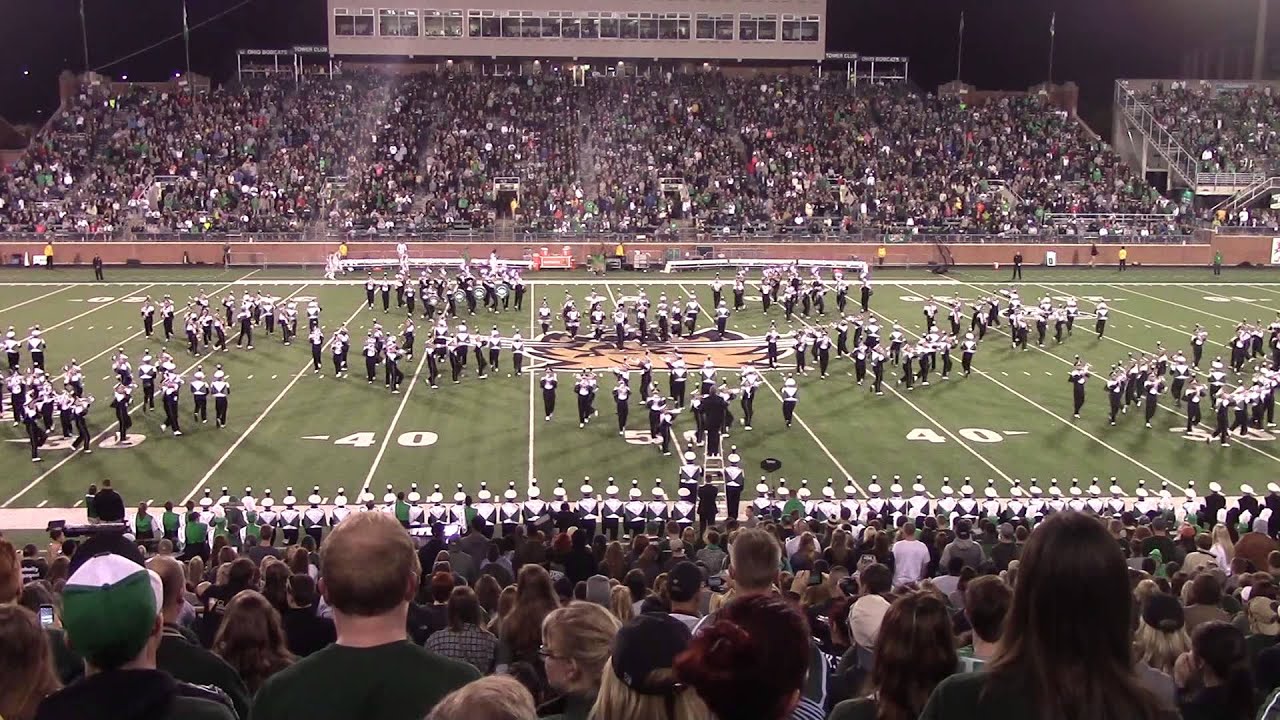 Ohio University Marching 110 Sep 12, 2015 Halftime Bruno Mars - YouTube