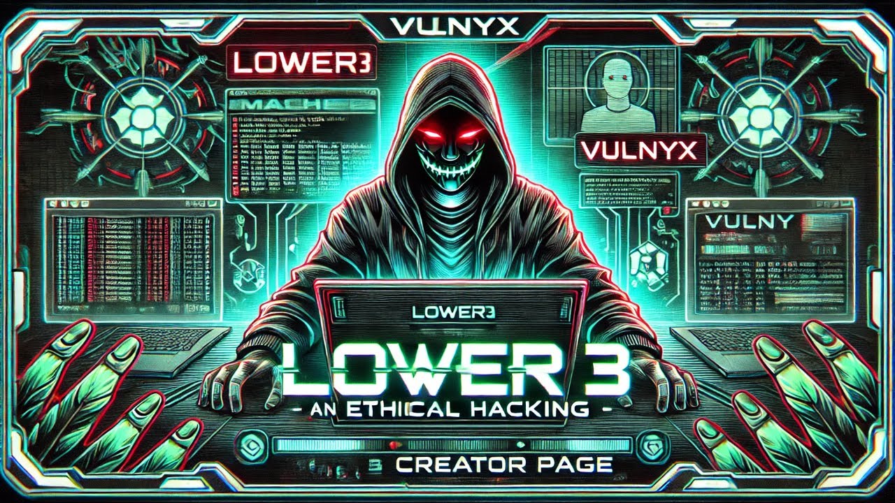 🌐 VulNyx 🌐 | 💻 Lower 3 💻 ️ ¡En Vivo! (Directo de Twitch) | Aprende Hacking Ético 📖 - YouTube