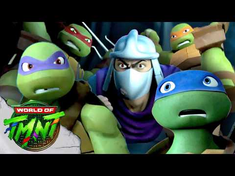 Ninja Turtles FIGHT Shredder's Ninja Clan! ⚔️ TMNT (2012) + TMNT (1987) CROSSOVER | TMNT