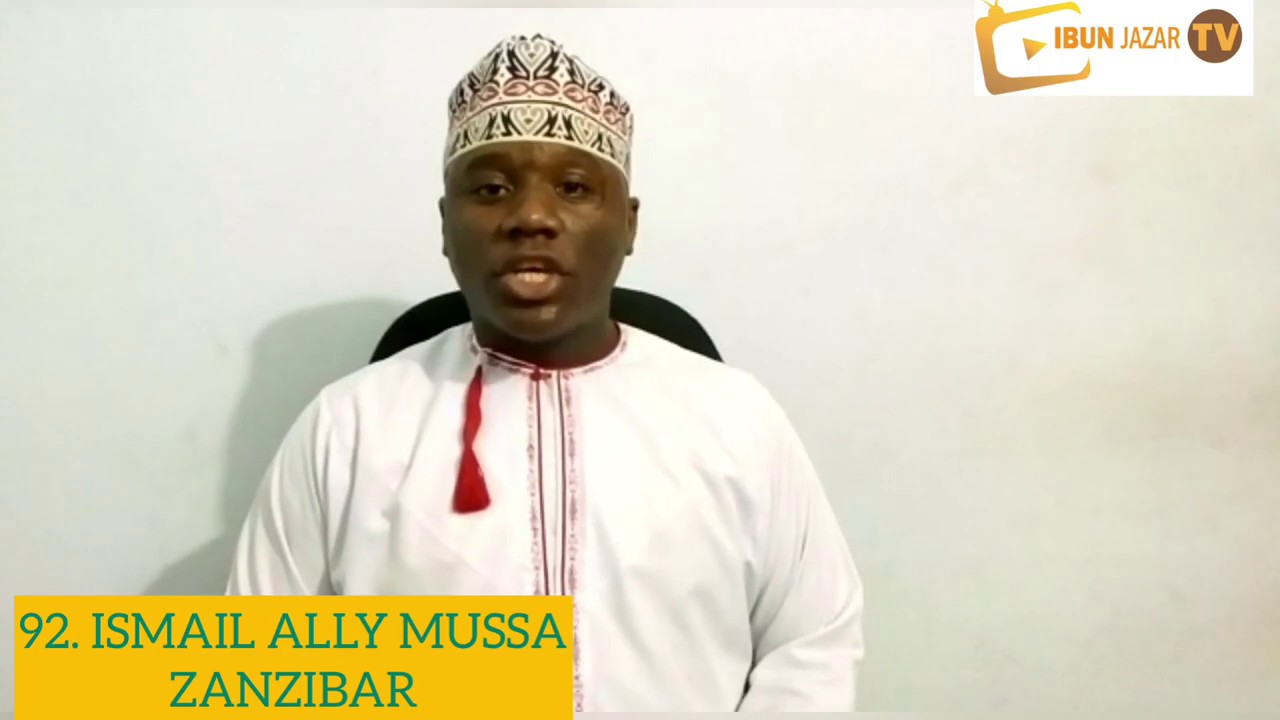 Mshiriki namba 092 ISMAIL ALLY MUSSA kutoka ZANZIBAR - YouTube